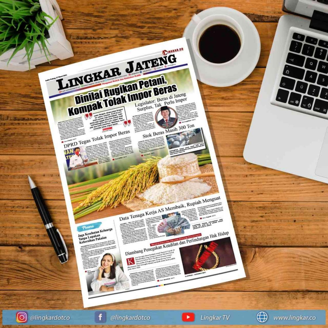 Koran Digital Lingkar Jateng Edisi Sabtu 27 Maret 2021 - Kabar Politik ...